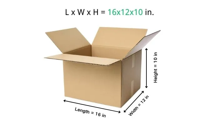 How to Measure Box Dimensions (L x W x H Explained)